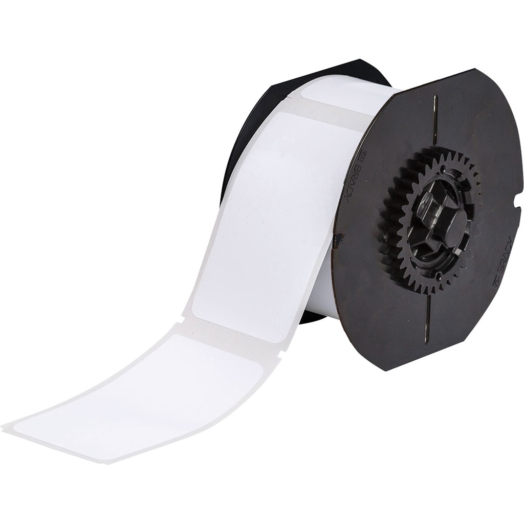 B30 Series Pre-cut Blank Sign Labels, white, 57,15 mm (W) x 97,79 mm